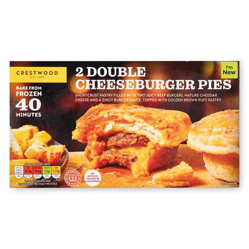 Double Cheeseburger Pies 2 Pack | ALDI UK